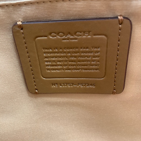 Coach | Bags | Coach Milk And Beachwood Tote | Poshmark